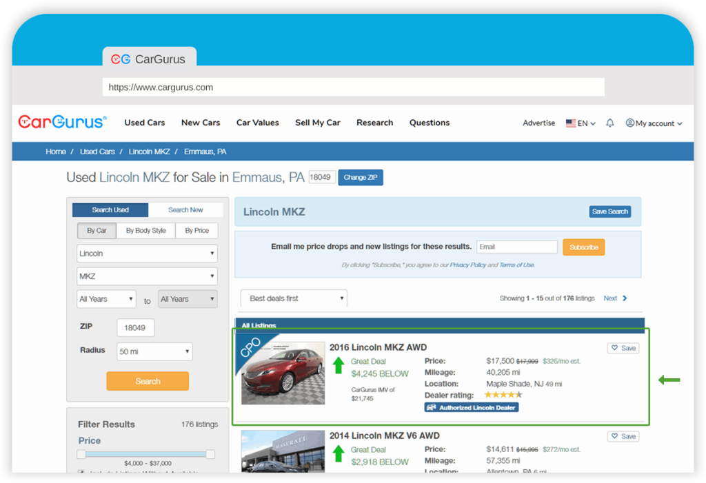 CarGurus Review Link Setup: Complete Guide for Auto Dealerships ...